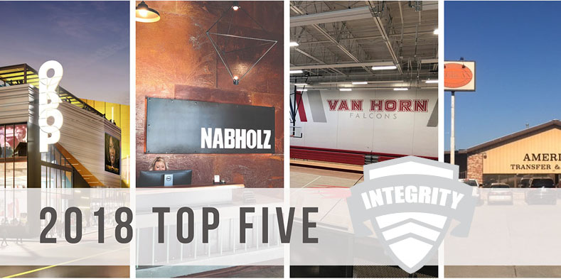Nabholz Top Five for 2018 by Nabholz