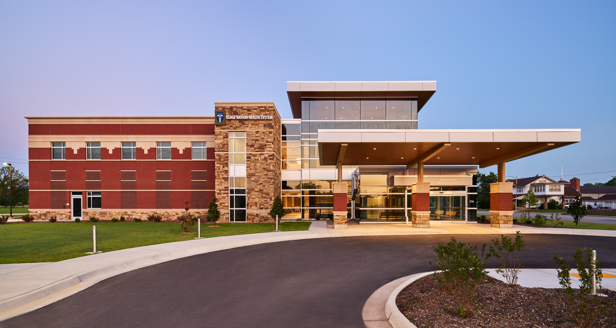 Osage Nation Health System Wahzhazhe Health Clinic by Nabholz