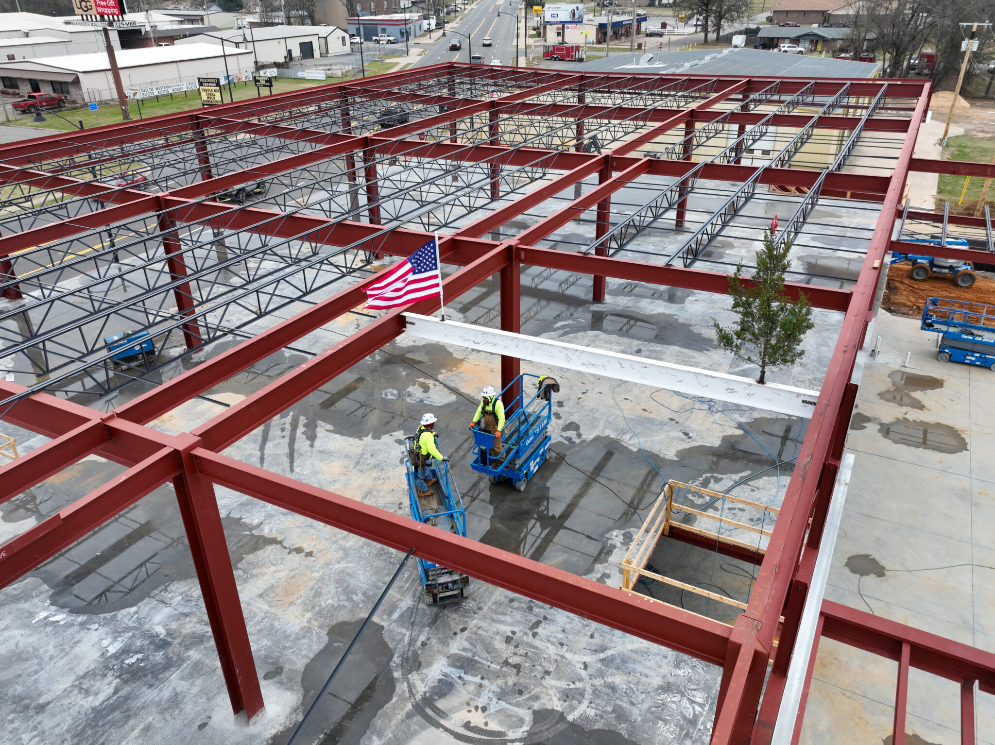 Nabholz Holds Topping Out Ceremony for New Conway Home Office by Nabholz