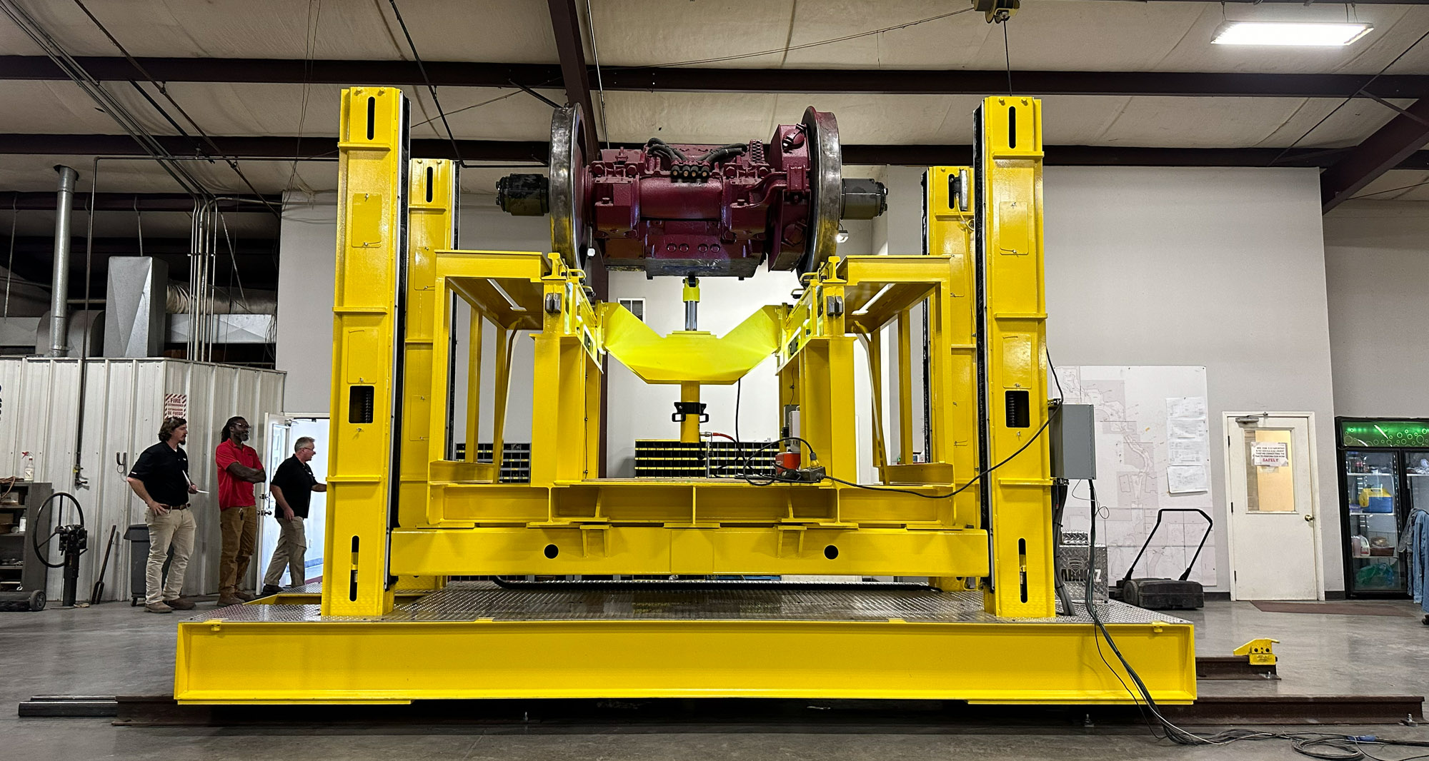 Nabholz's Single-Axle Drop Table: Custom Rail Shop Equipment Design